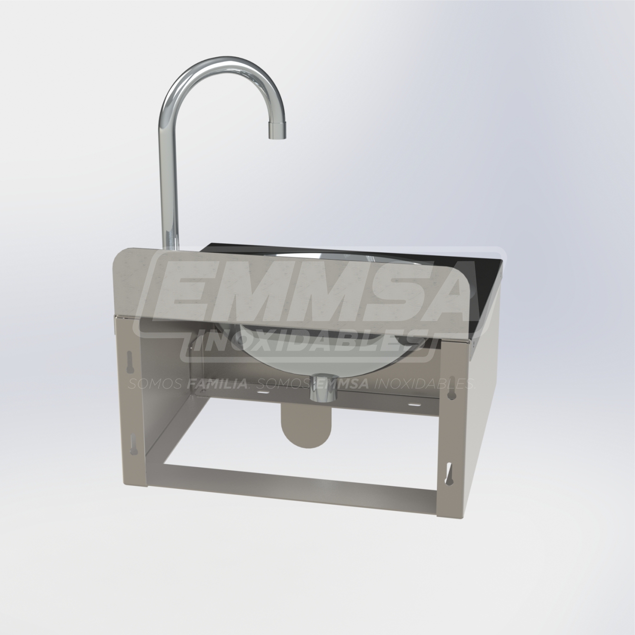 Lavamano simple de amurar - Bacha chica